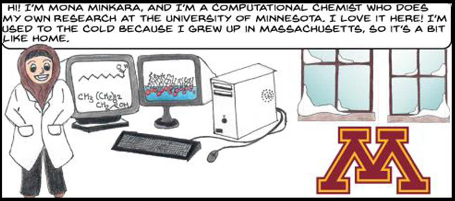 Dr. Mona Minkara | Comic